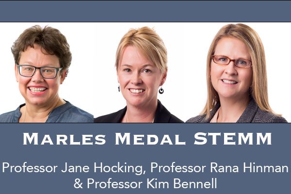 MDHS Professors win 2022 Marles Medal in STEMM